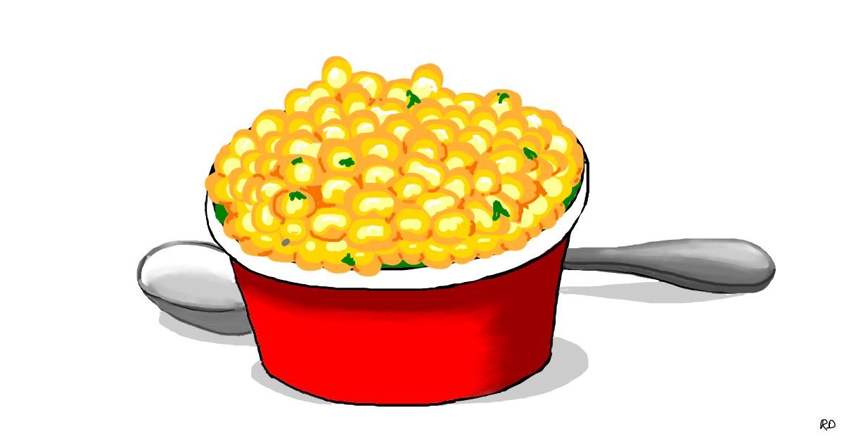 Watch Swimmer draw Corn!
