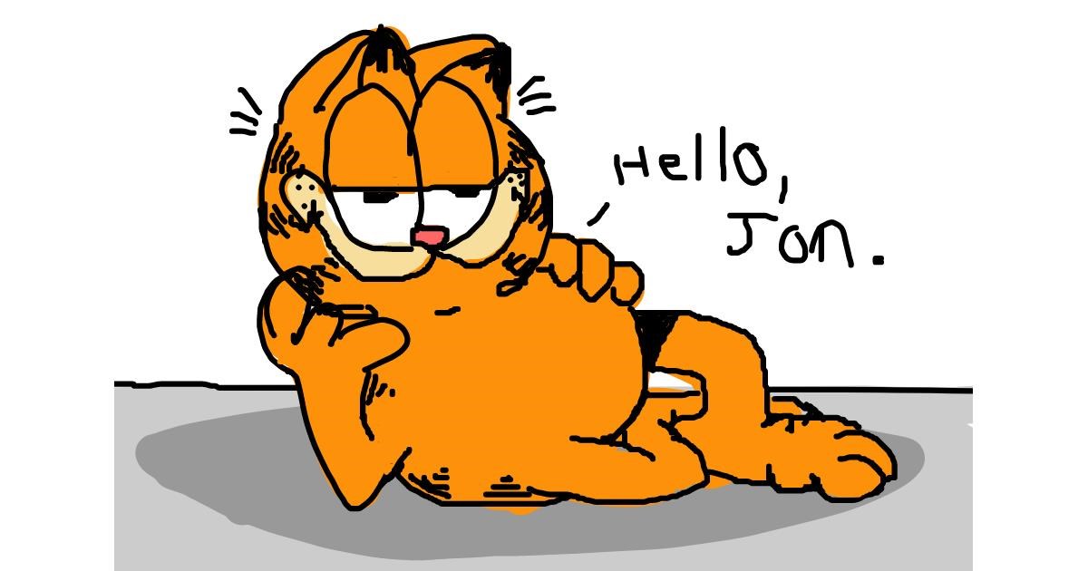Watch Ween draw Garfield!