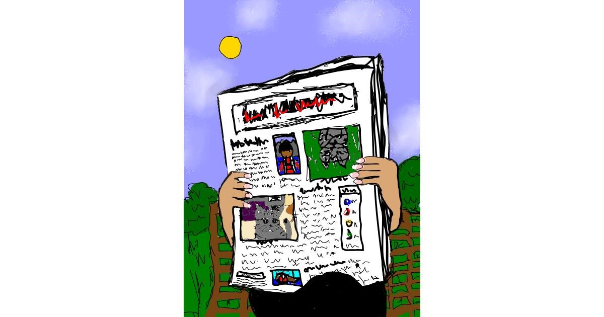 Watch Sarah draw Newspaper!