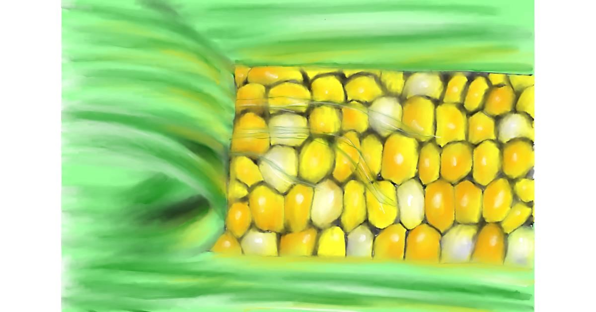 Drawing of Corn by Wizard - Drawize Gallery!