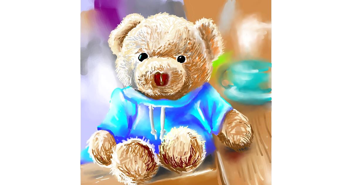 Watch ⋆su⋆vinci彡 draw Teddy bear!