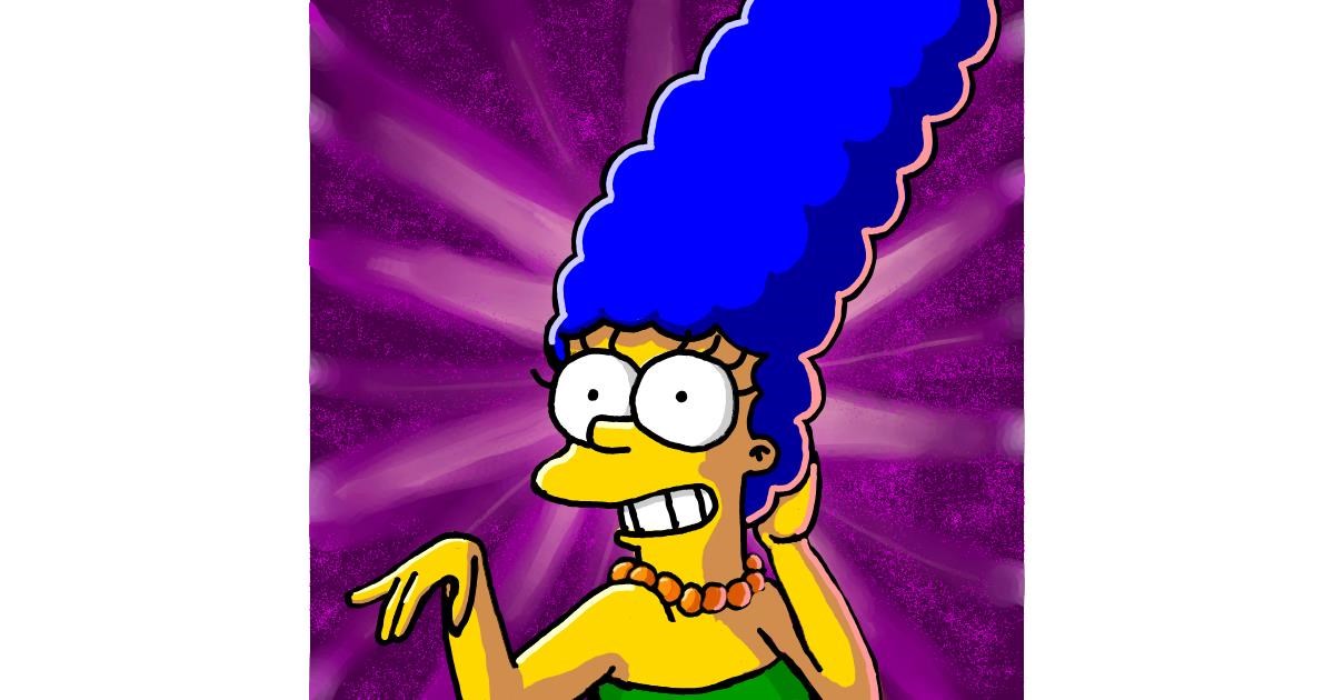 Watch Joze draw Marge Simpson!