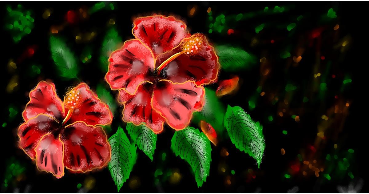 Watch Eclat de Lune draw Flower!