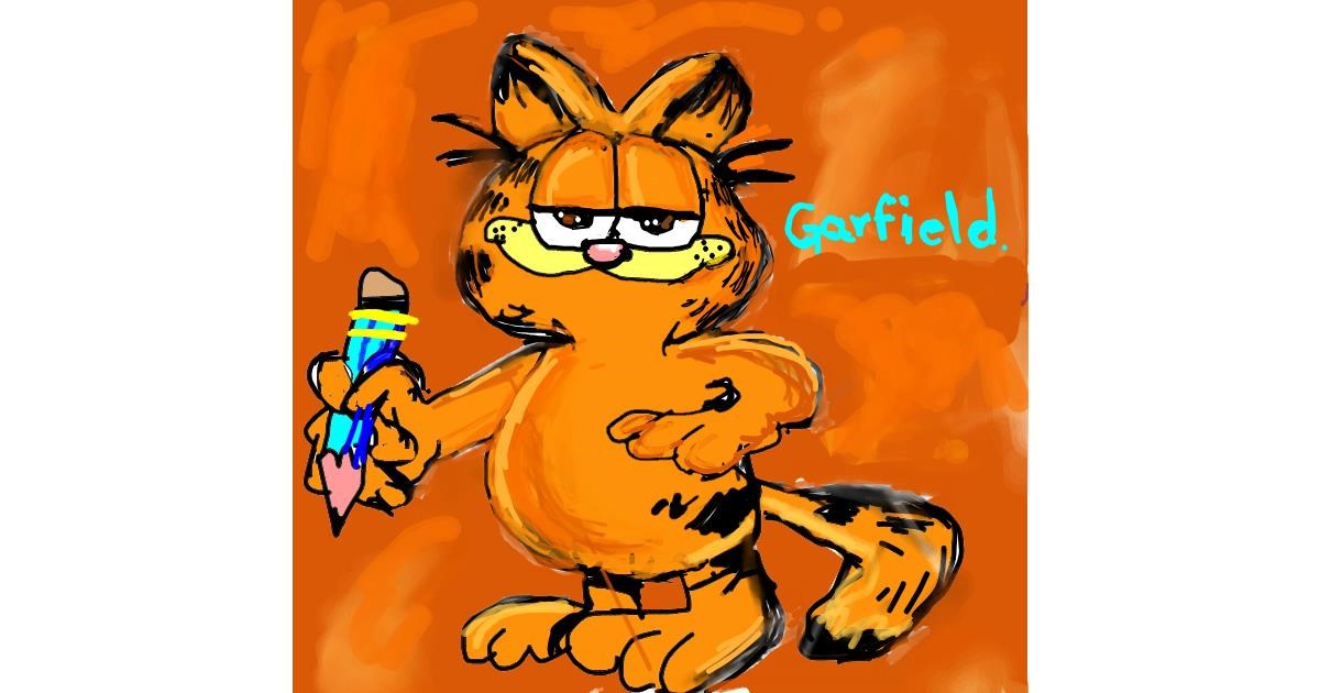 Watch Cristina draw Garfield!