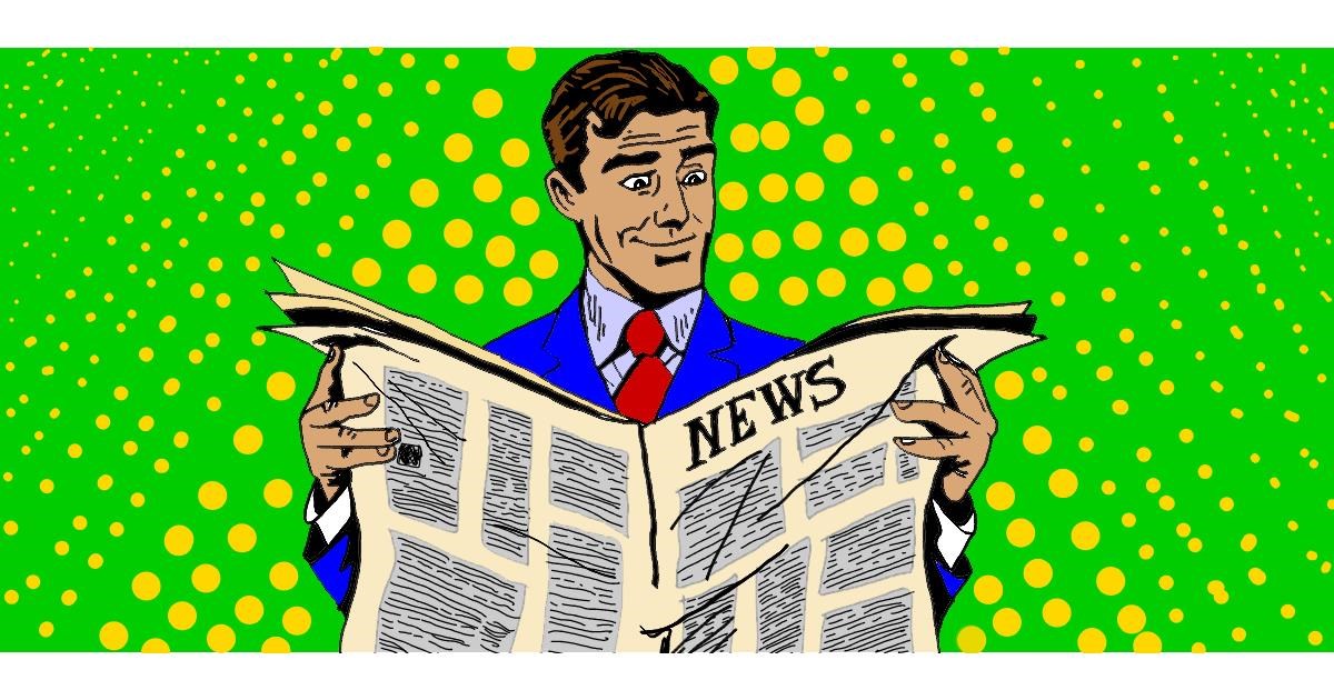 Newspaper Drawing - Gallery and How to Draw Videos!