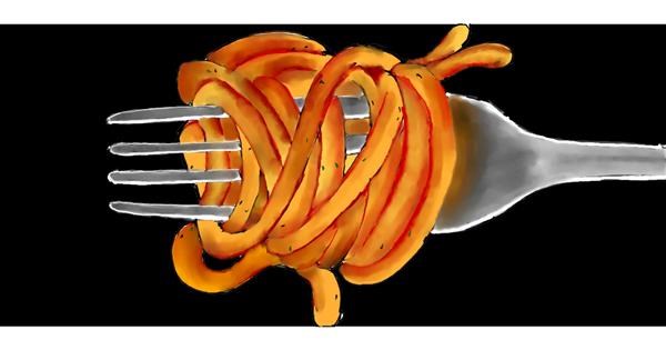 Drawing of Spaghetti by Kim - Drawize Gallery!