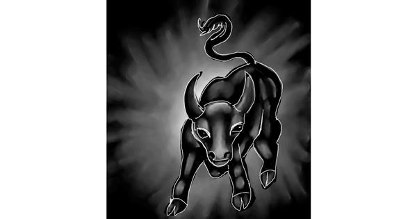 Drawing of Bull by Leah - Drawize Gallery!