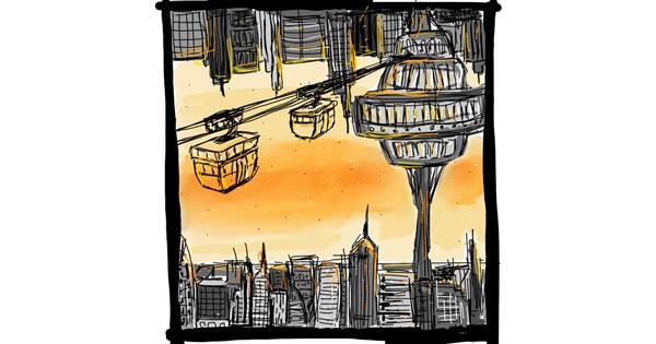Drawing of Cable car by Fazila - Drawize Gallery!
