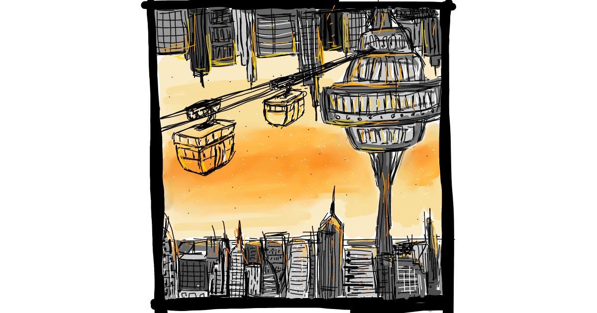 Watch Fazila draw Cable car!