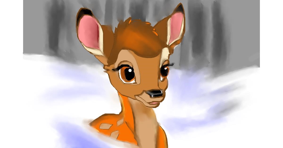 Bambi Drawing - Gallery and How to Draw Videos!