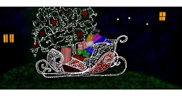 Drawing of Sleigh by Chaching - Drawize Gallery!
