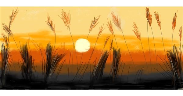 Drawing of Sunset by robee - Drawize Gallery!