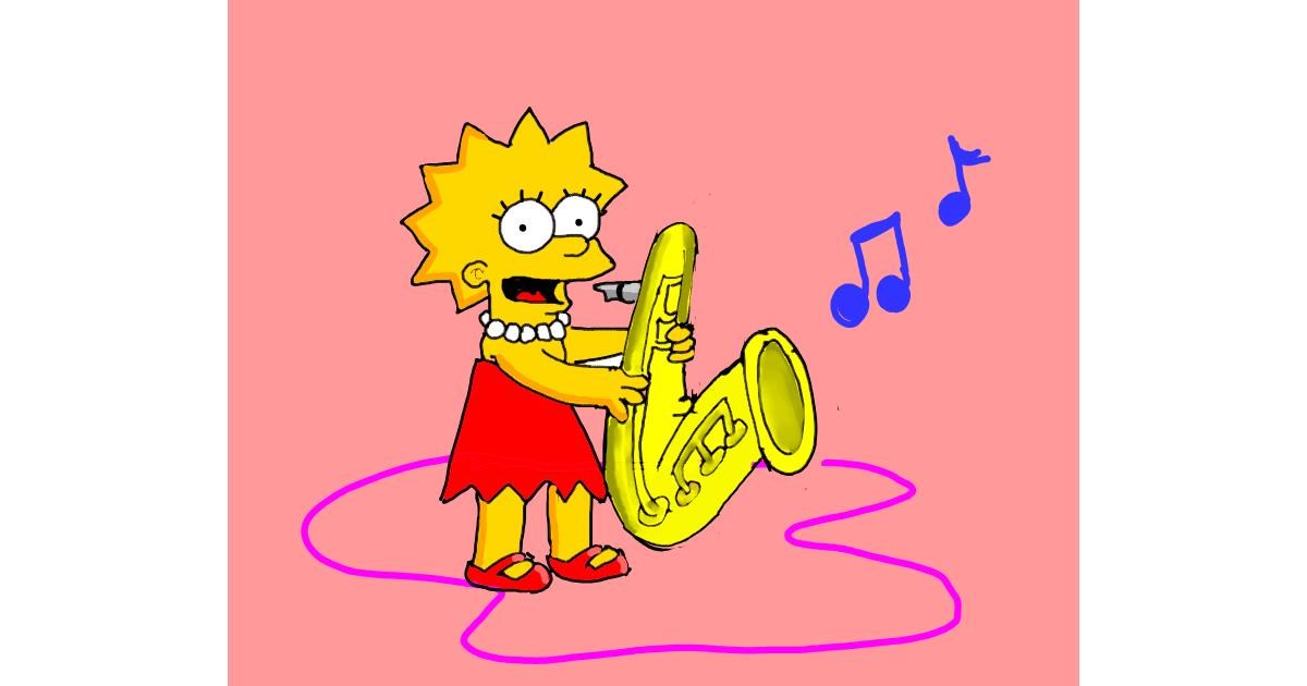 Watch Bri draw Lisa Simpson!