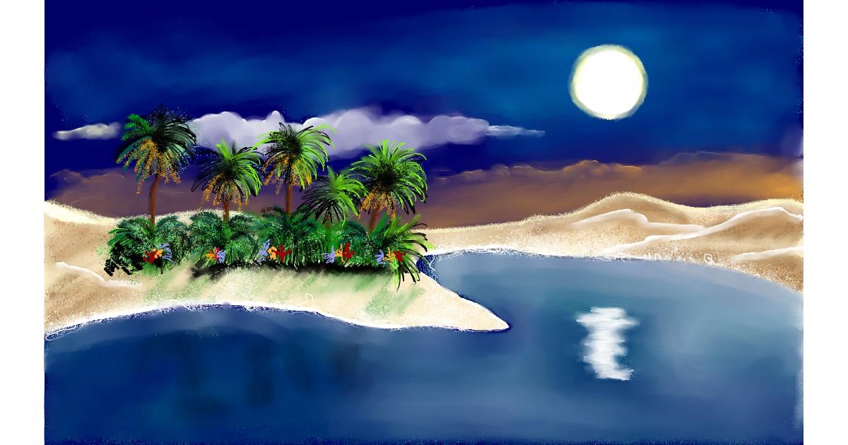 Oasis Drawing - Gallery and How to Draw Videos!