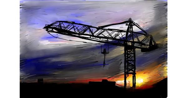Drawing of Crane (machine) by Mia - Drawize Gallery!