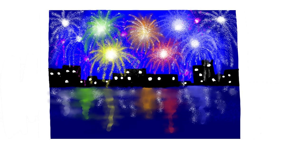 Watch justme ️ draw Fireworks!
