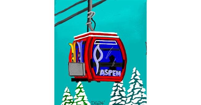 Drawing of Cable car by GreyhoundMama - Drawize Gallery!
