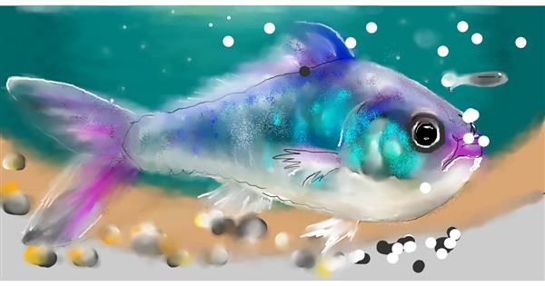 Drawing of Fish by Mandy Boggs - Drawize Gallery!