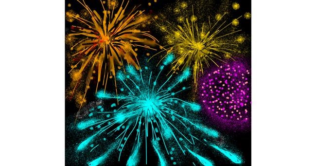Drawing of Fireworks by happy2025 - Drawize Gallery!