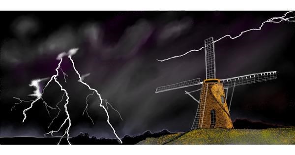 Drawing of Windmill by Chaching - Drawize Gallery!