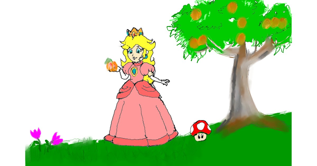 Watch Kim draw Peach!