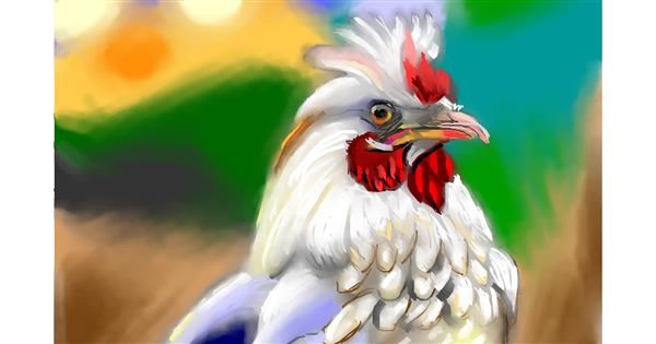 Drawing of Rooster by Edgar - Drawize Gallery!