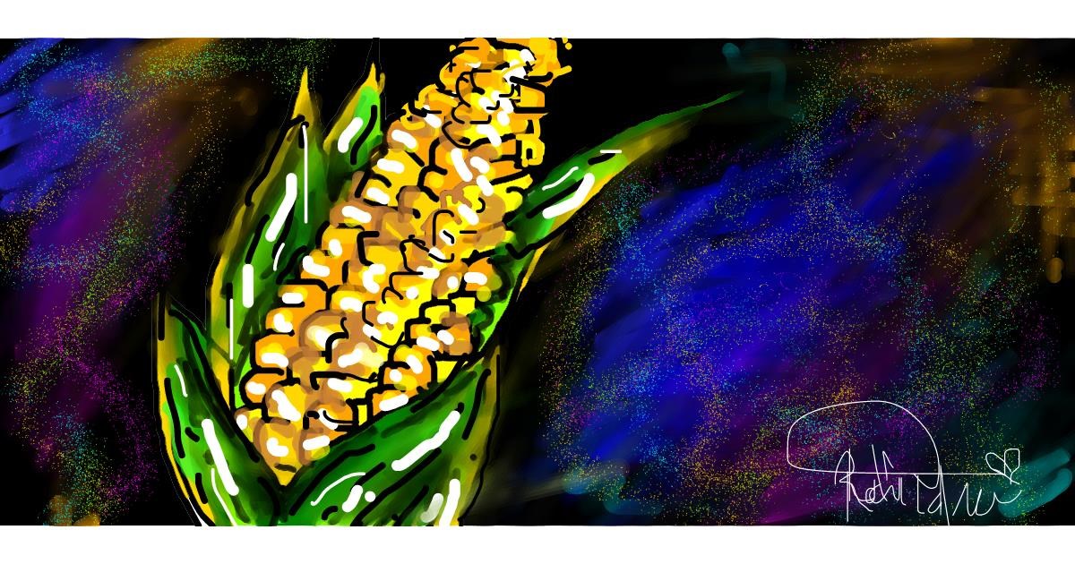 Watch Radia draw Corn!