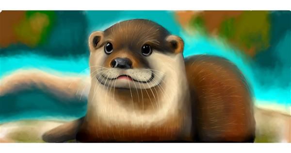 Drawing of Otter by Yukhei - Drawize Gallery!