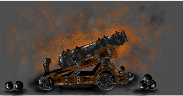 Cannon Drawing - Gallery and How to Draw Videos!