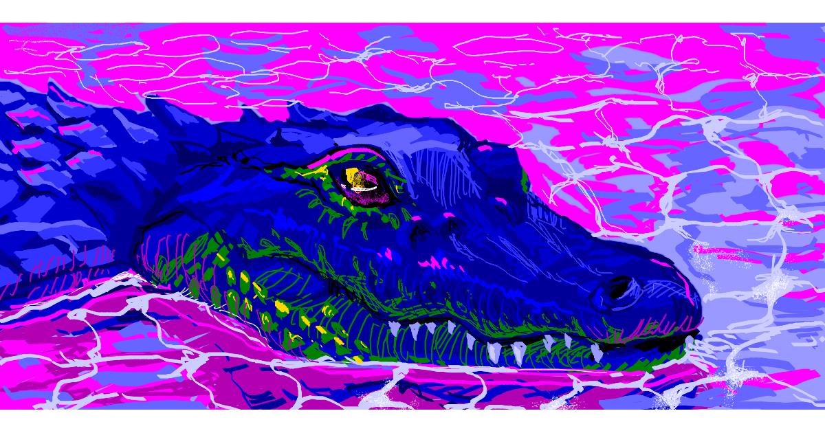 Watch Ghost draw Alligator!