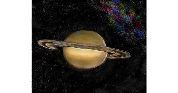 Drawing of Saturn by emrys - Drawize Gallery!