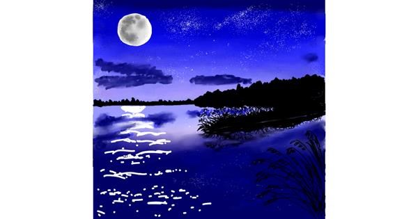 Drawing of Moon by Andromeda - Drawize Gallery!