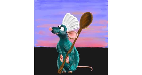 Miš - crtež od autora: Andromeda - Drawize galerija!