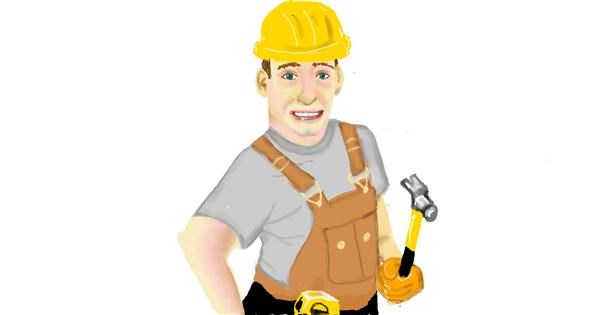 Drawing of Handyman by Tim - Drawize Gallery!