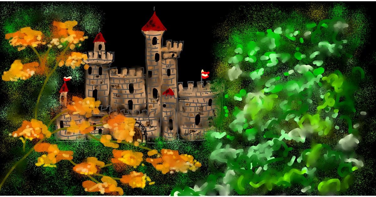 Watch Eclat de Lune draw Castle!