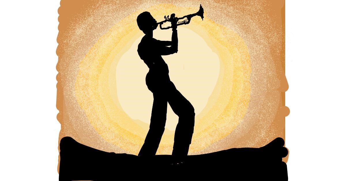 Drawing of Trumpet by Cherri - Drawize Gallery!