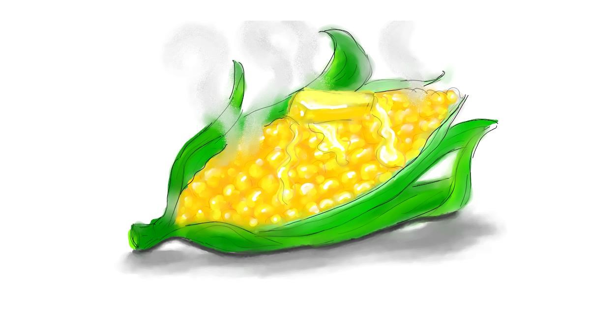Watch DebbyLee draw Corn!