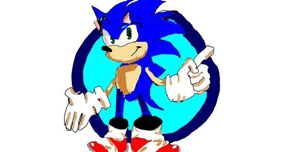 Drawing of Sonic the hedgehog by Name - Drawize Gallery!