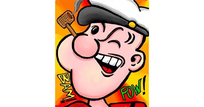 Popaj - crtež od autora: GreyhoundMama - Drawize galerija!