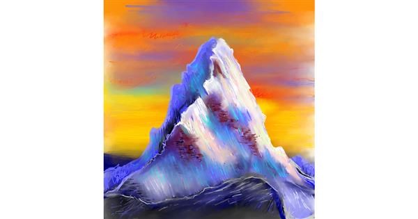 Drawing of Mountain by ⋆su⋆vinci彡 - Drawize Gallery!