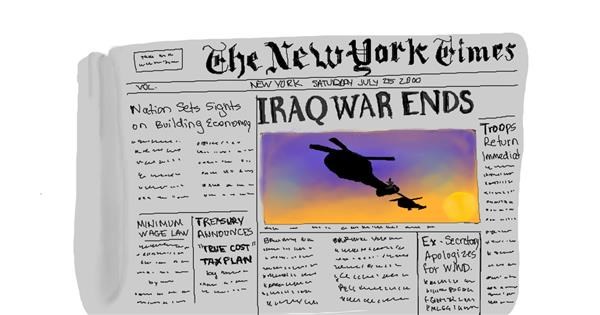 How To Draw A Newspaper