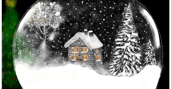 Drawing of Snow globe by Eclat de Lune - Drawize Gallery!