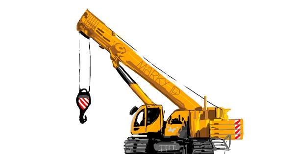 Drawing of Crane (machine) by Mark - Drawize Gallery!