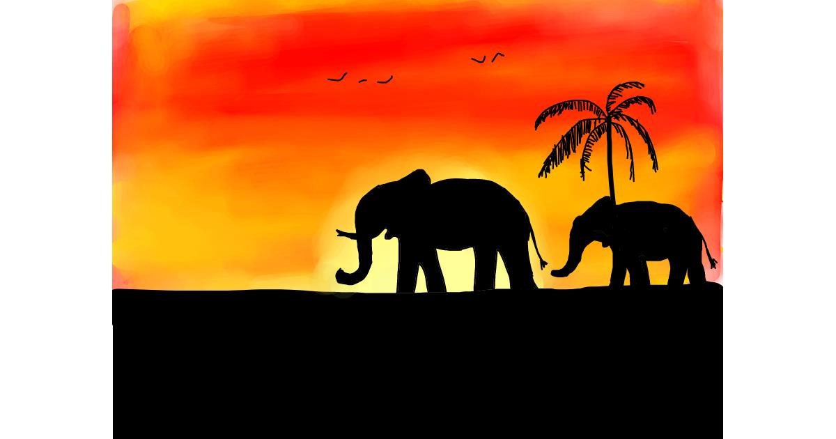 Watch Insane draw Elephant!