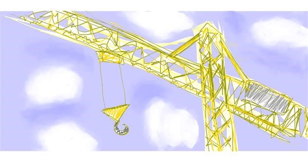 Drawing of Crane (machine) by Squiggles - Drawize Gallery!