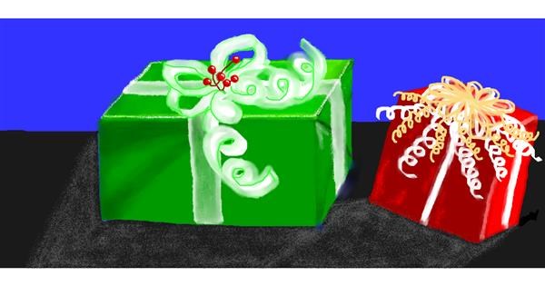Drawing of Present by Debidolittle - Drawize Gallery!