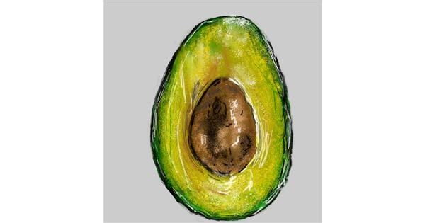 Drawing of Avocado by KayXXXlee - Drawize Gallery!