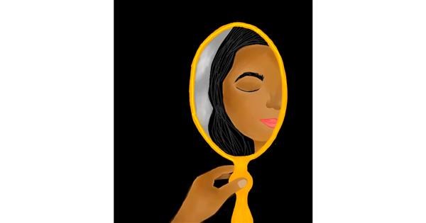 Drawing of Mirror by Arya Kukku - Drawize Gallery!