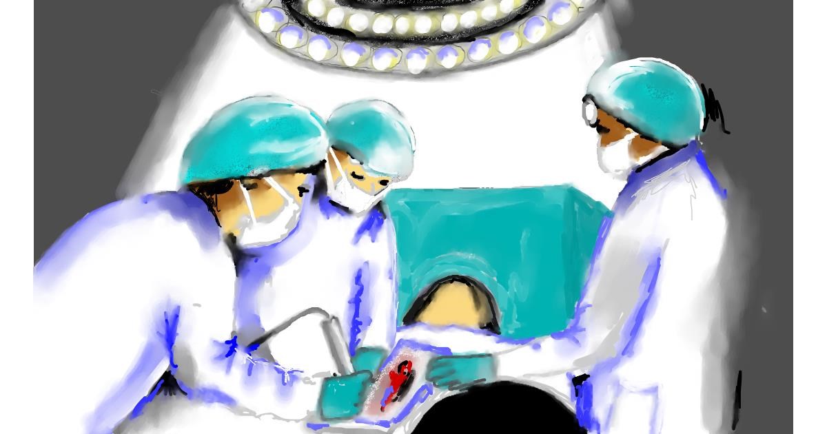 Sehen Sie, wie SAM AKA MARGARET Arzt zeichnet!