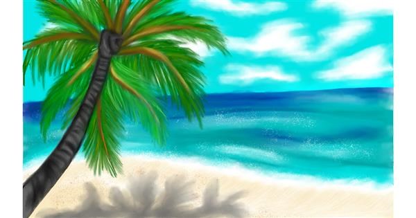 Drawing of Palm tree by Aminich - Drawize Gallery!